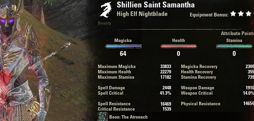 Magicka Nightblade Build PvP for Elder Scrolls Online - AlcastHQ